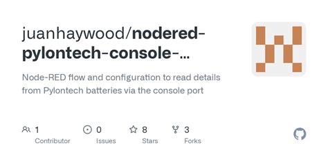 Nodered Pylontech Console Reader README Md At Main Juanhaywood