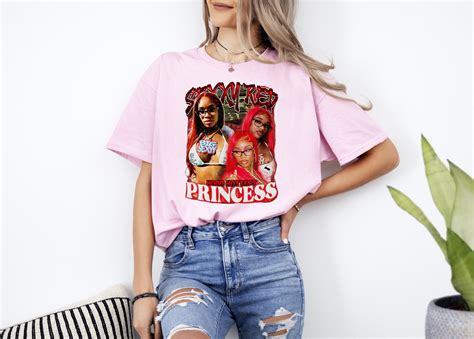 Custom T Shirt Beautiful Vintage Sexyy Red Shirt Sexyy Red Bootleg