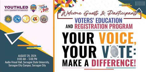 Announcement Voters Education And Registration Program Sorsogon