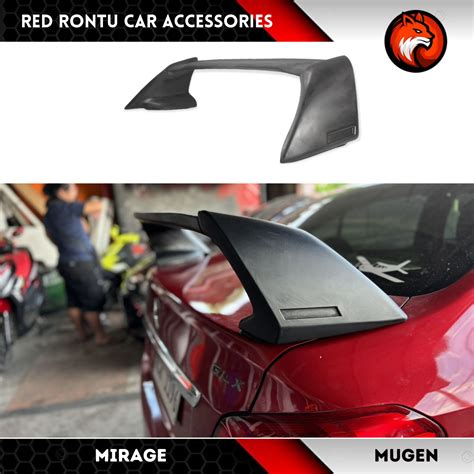 Mitsubishi Mirage G4 Mugen Spoiler Body Kit Flat Black Finished
