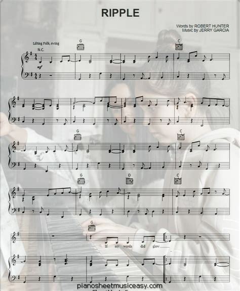 Ripple Sheet Music G Major