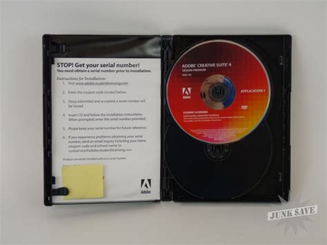 Adobe Creative Suite 4 Cs4 Design Premium Software Mac Os X Junksave