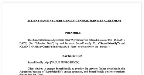 My Design Contract Template An Article By Dan Mall