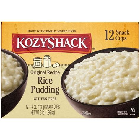 Kozy Shack Original Recipe Rice Pudding 48 Oz Pack Of 12