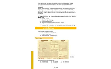 De Chauffeur Het Wegvervoer Module C Vrachtauto Theorie