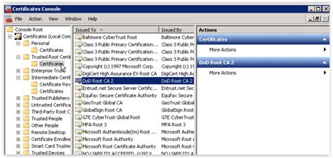 How To Import Dod Certs For Cac And Piv Authentication