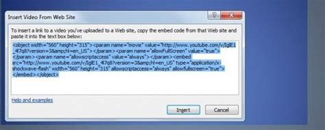 how to insert mp4 video in powerpoint presentations