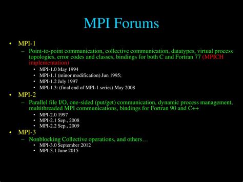 introduction to message passing interface ppt download