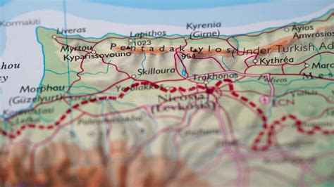 View Of Northern Cyprus On A World Map 4k Stock Footage Video Of Historical Trnc 358543656