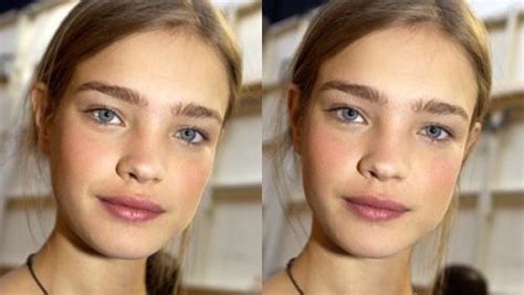 Natalia Vodianova 90s No Makeup Makeup Supermodel Eyebrows Kate
