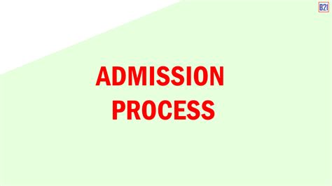 Admission Process My B21