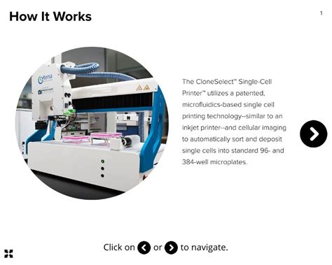 How It Works Cloneselect Single Cell Printer How Cloneselect Single