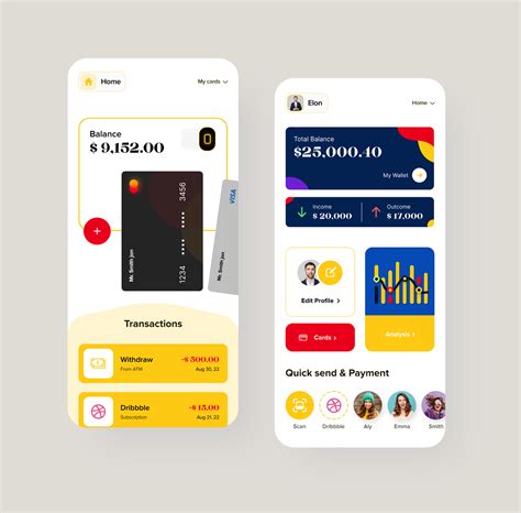 Finance Management Mobile App Ui Behance