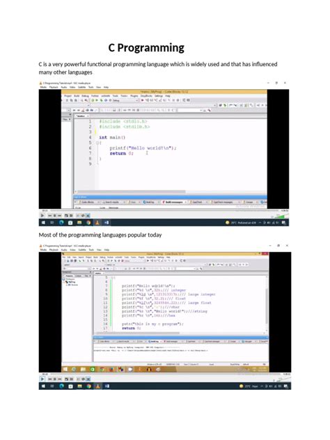 C Programming | PDF | Computer Program | Programming