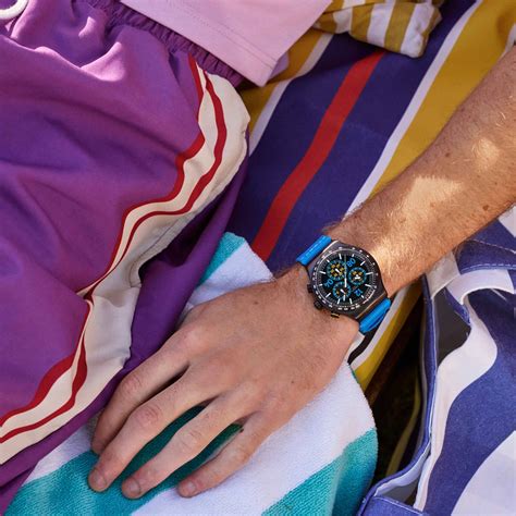 Swatch Yvb100 Moments In Blue