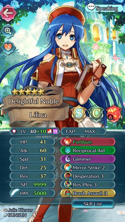 My 10 Lilina Rfireemblemheroes