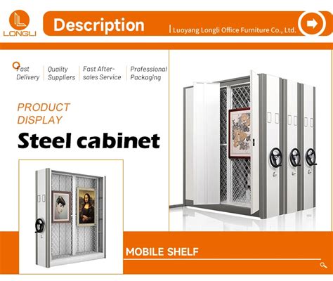 Commercial Steel Sliding File Storage Cabinet Save Space Compactor