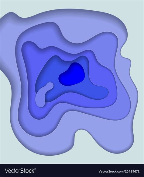 Abstract Background Paper Cut Royalty Free Vector Image