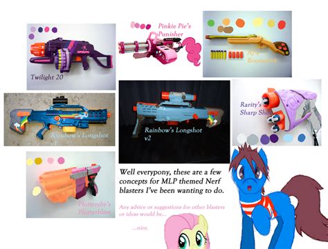 Mlp Nerf Blasters Set 1 By Waldo Xp On Deviantart