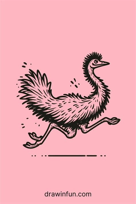 𓅦 39 Easy Cute Emu Drawing Ideas Draw In Fun