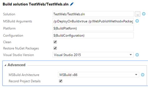 Tfs Automatically Publishing Cloud Service To Azure Using Tfs15
