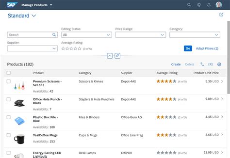 List Report Floorplan SAP Fiori For Web Design Guidelines