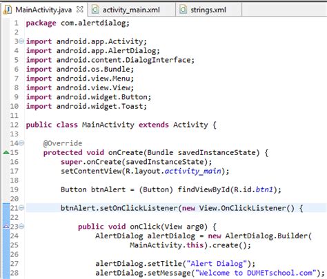Membuat Alert Dialog Di Android