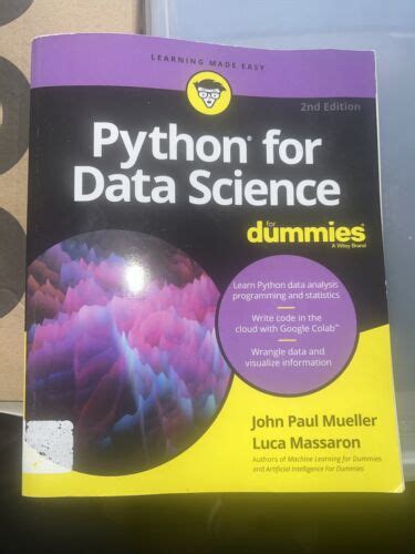 Python For Data Science For Dummies By John Paul Mueller And Luca