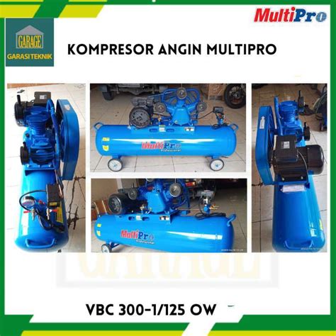 Jual Multipro Kompressor 3 Hp1ph Vbc 300 1125 Belt Driven Compressor Di Seller Garage Teknik