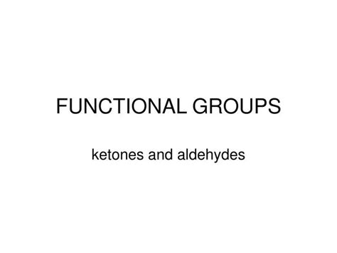 PPT FUNCTIONAL GROUPS PowerPoint Presentation Free Download ID 5483137