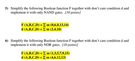 Solved Simplify The Following Expression F A B C D A Chegg