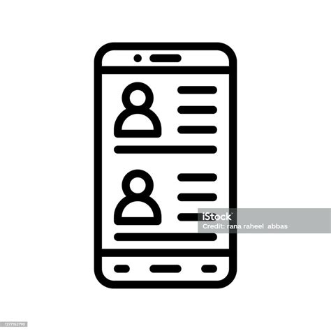 응용 프로그램 아이콘은 라인 스타일로 문자와 버튼 벡터와 관련 휴대 전화 화면을 설정 0명에 대한 스톡 벡터 아트 및 기타 이미지 0명 개념 검색 Istock