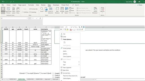 Learn Excel Hindi Assignments On If And Find Fx L17 Youtube