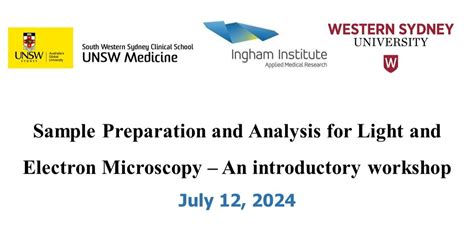 Introduction To Sample Preparation And Analysis For Light And Electron