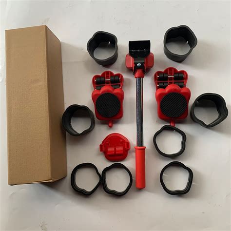 5件套脚轮塑料便捷搬家器 重物搬运器 万向滑轮移动搬家工具 阿里巴巴