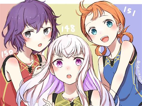 Safebooru 3girls Annette Fantine Dominic Bernadetta Von Varley Blue