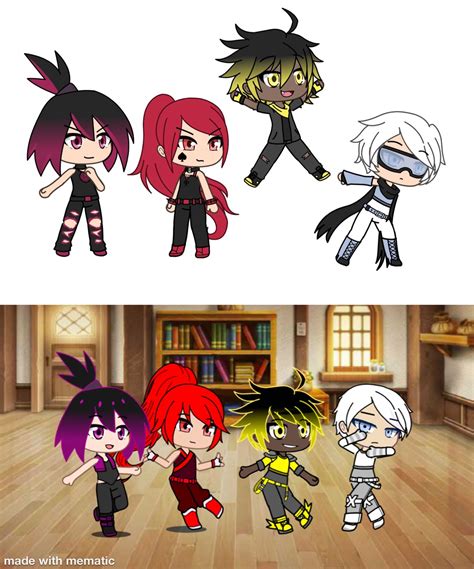 My Team In Gacha Club By Kanohi Zeo On Deviantart