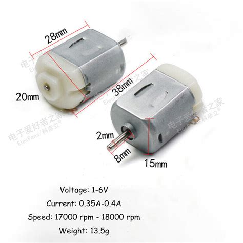 Miniatur Elektro- Motor Mini Elektromotor Gleichstrommotor Minimotor ...