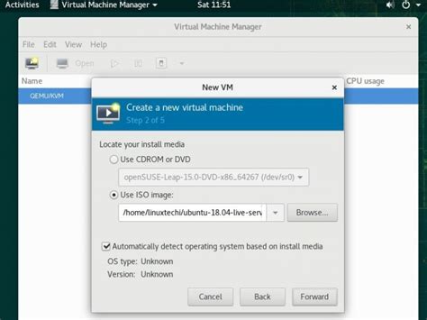 How To Install And Configure Kvm On Opensuse Leap 15