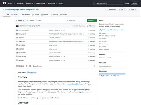 Django Simple Templates By Jaddison A Undefined Template Built At
