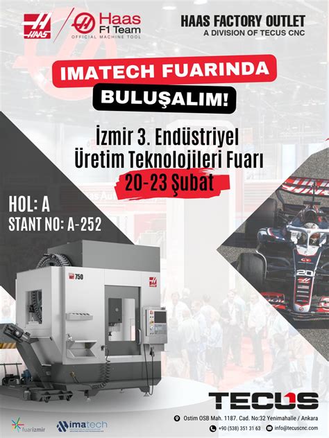 Imatech2025 Imatech Cnc Haasf1 Fuar Tecus Cnc