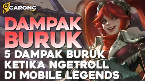 KAMU WAJIB TAU Ini Dia 5 Dampak Buruk Ketika Kamu Ngetroll Di Mobile