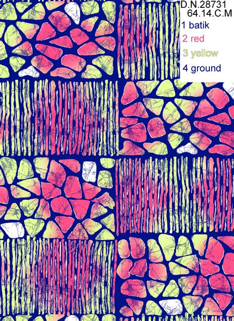 Colorful Rock Pattern Design