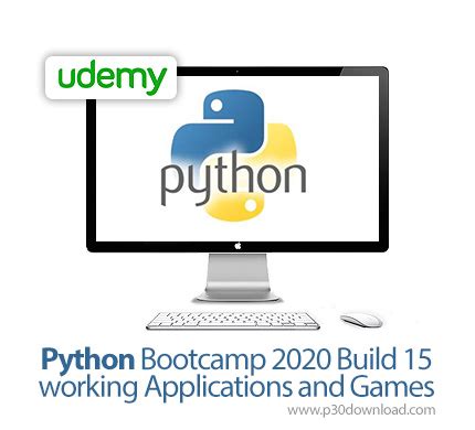 دانلود Udemy Python Bootcamp 2020 Build 15 working Applications and Ga