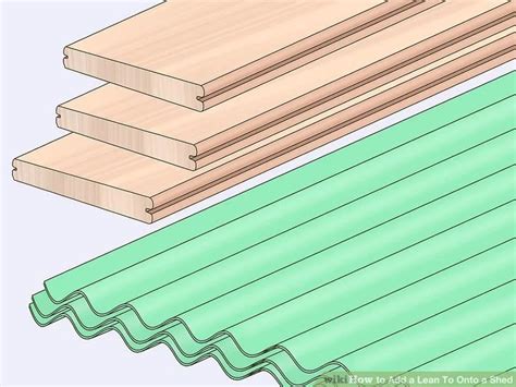 Ways To Add A Lean To Onto A Shed Wikihow Diy Storage Shed