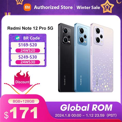 Globalny ROM Xiaomi Redmi Note 12 Pro 5G Smartphone MTK Dimensity 1080 6 6 OLED Display 50MP