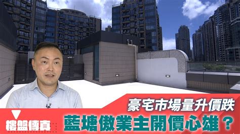 樓盤傳真豪宅市場量升價跌 藍塘傲業主開價心雄將軍澳藍塘傲HOY資訊台有線新聞 YouTube