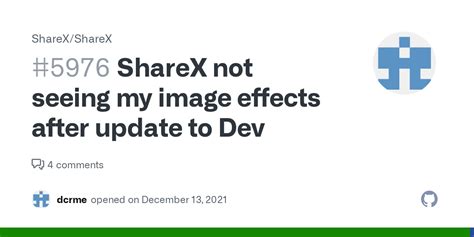 Sharex Not Seeing My Image Effects After Update To Dev · Issue 5976