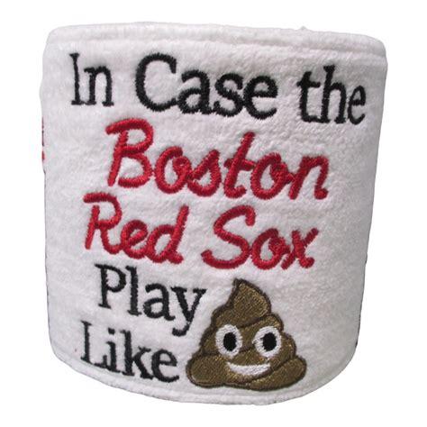 Boston Red Sox Toilet Paper Wrap Gag T Ts For Etsy