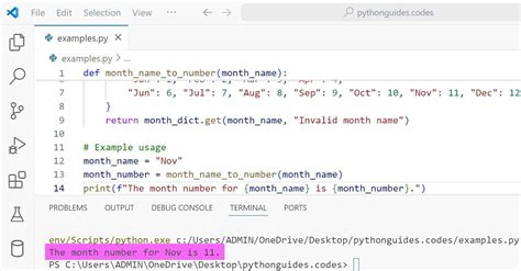 How To Convert Month Name To Number In Python